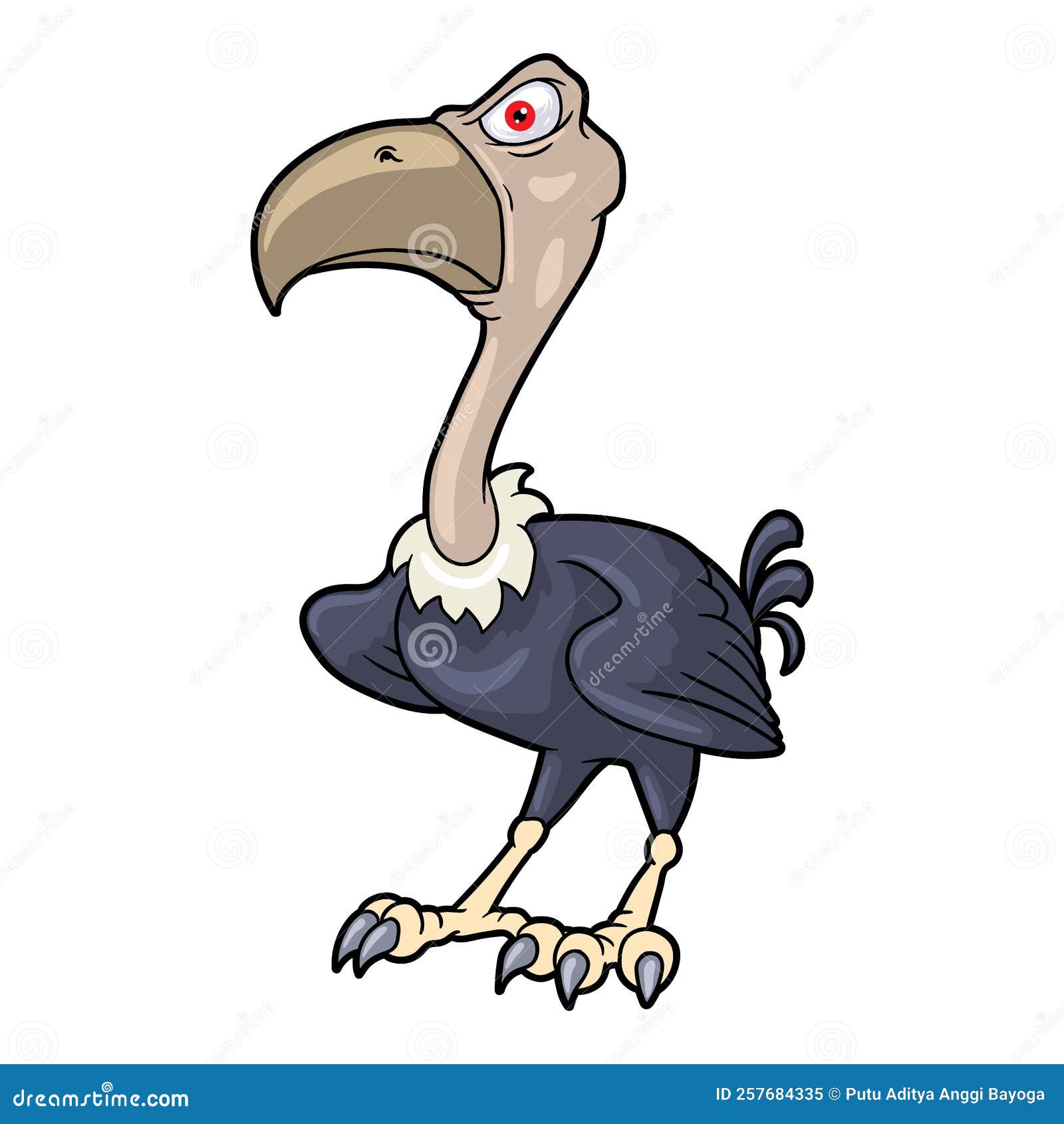 Karikaturengeier vektor abbildung. Illustration von vektor - 257684335