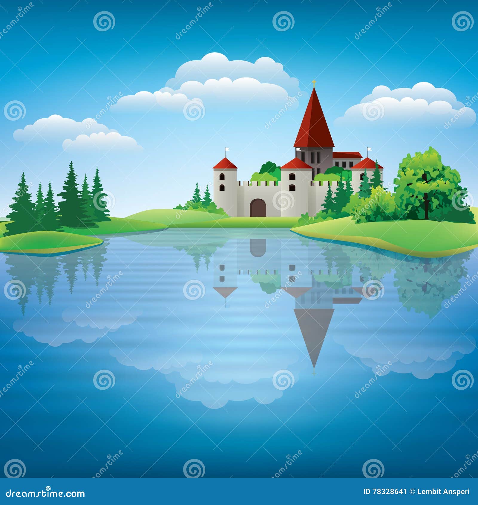 Karikaturhandzeichnungsfarbschloss Stock Illustrationen, Vektoren ... Karikaturhandzeichnungsfarbschloss Stock Illustrationen, Vektoren ...