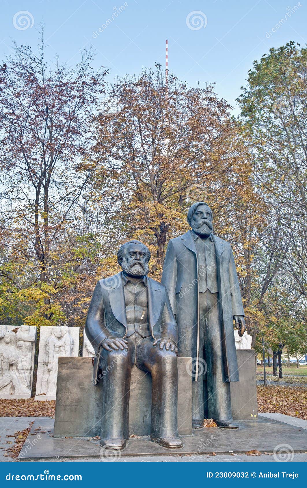 Karl Marx and Friedrich Engels at Berlin, Germany Stock Photo - Image ...