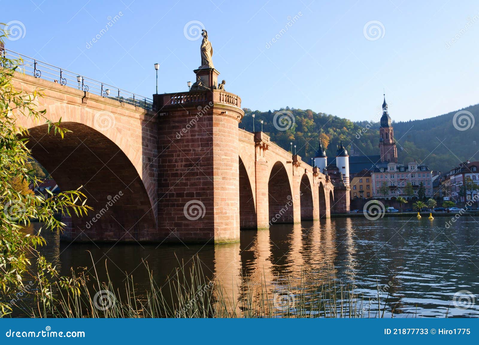 Karl Theodor Bridge in Heidelberg, Germany Stock Image - Image of ...