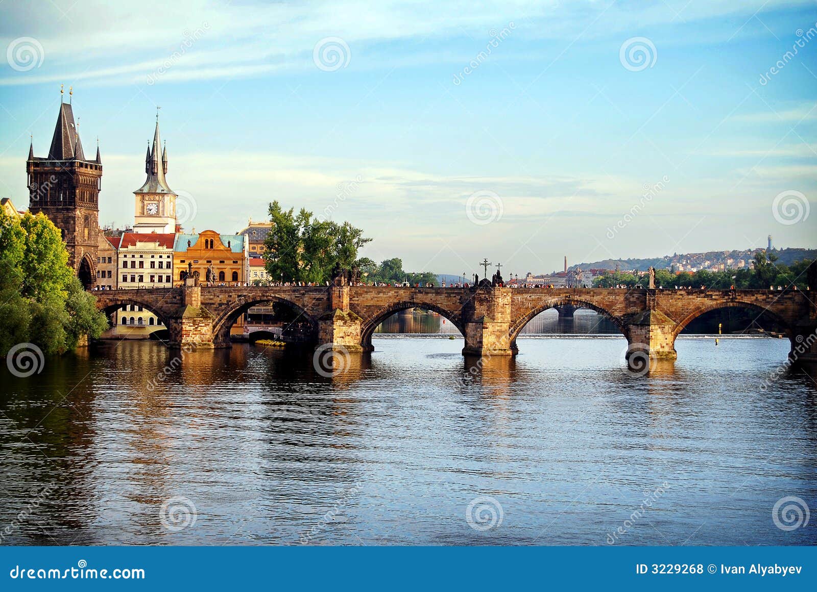 Karlov most - Prague stock photo. Image of karlov, castle - 3229268