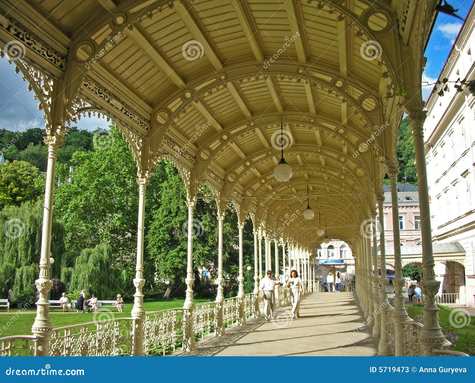 Karlovy Vary, Sadova Kolonada Stock Photos - Image: 5719473
