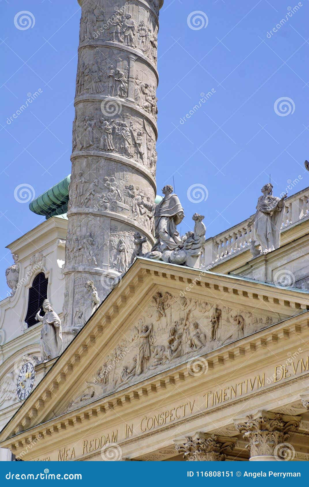 Karlskirche in Vienna, Austria Stock Image - Image of karlskirche ...