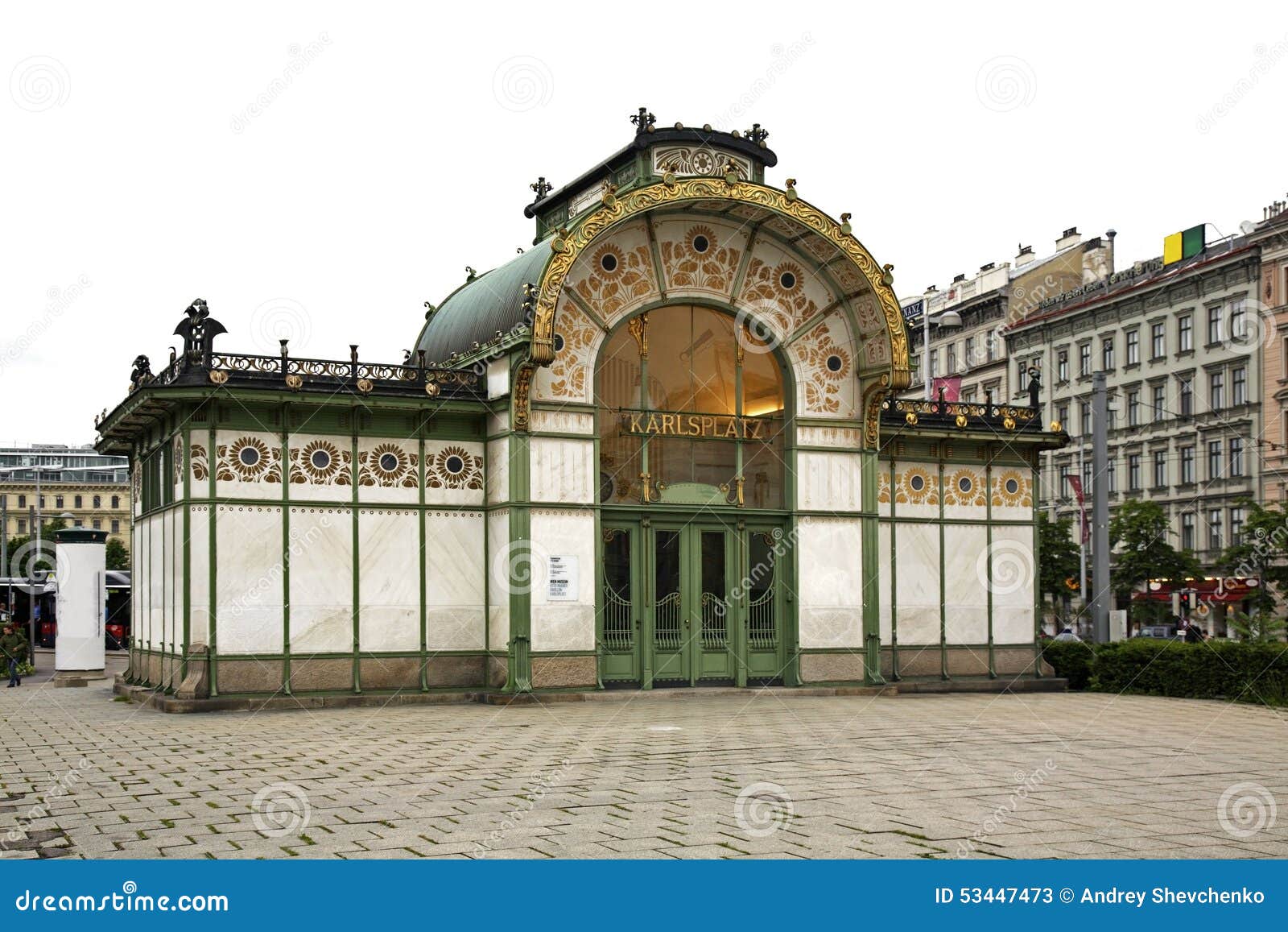 Karlsplatz Subway Station in Vienna. Austria Stock Image - Image of ...