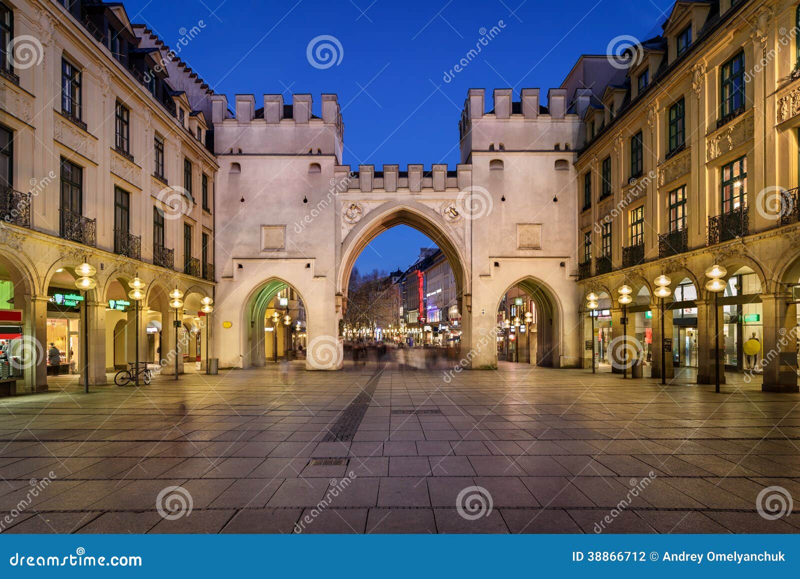 Karlstor Gate and Karlsplatz Square Stock Photo - Image of deutschland ...