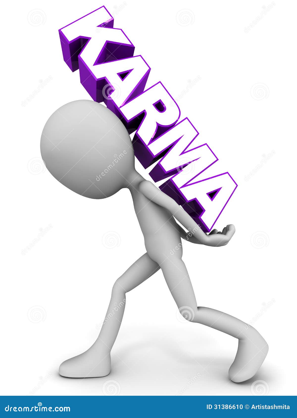 Karma stock illustratie. Illustration of leven, draag - 31386610