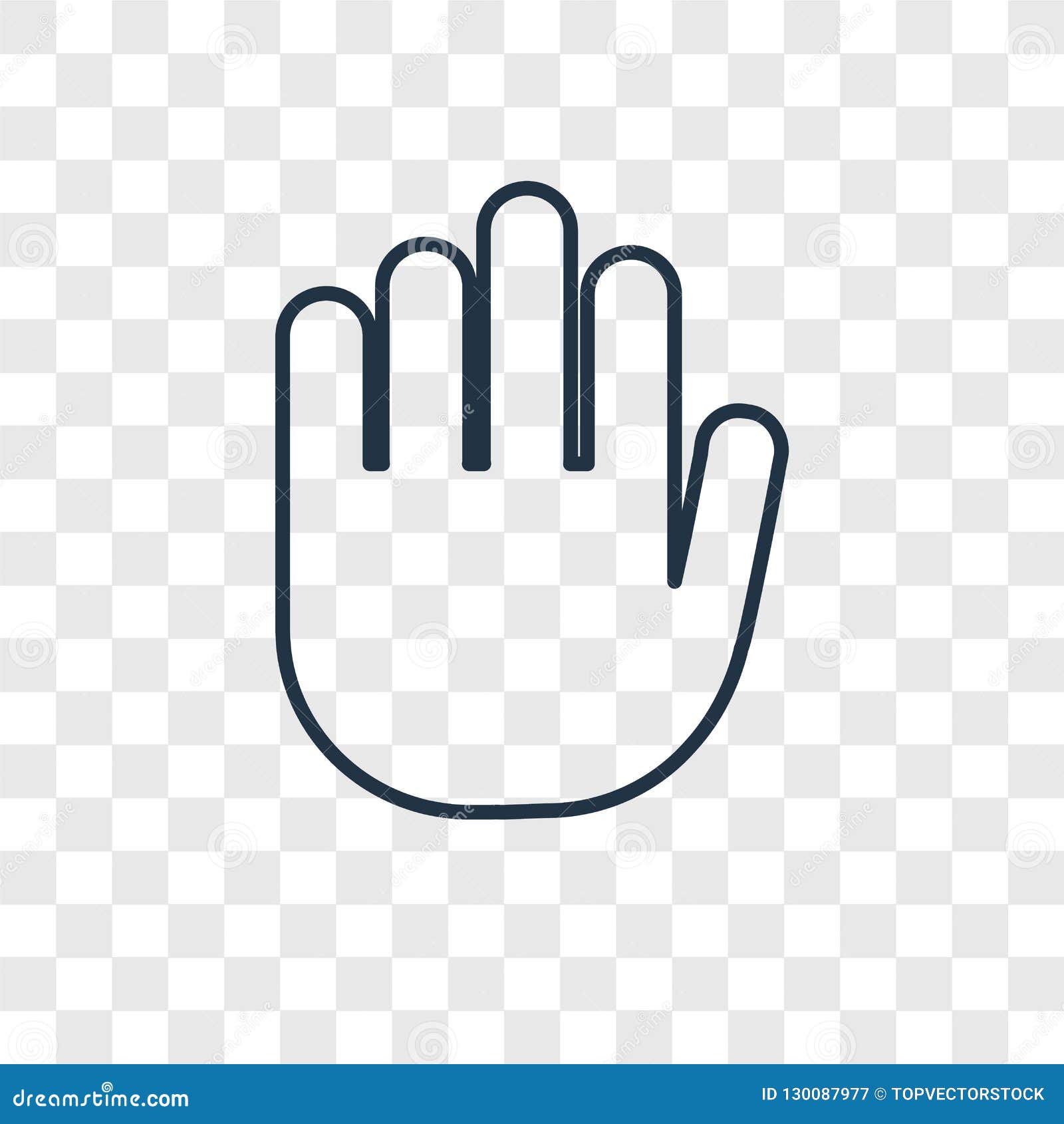 Karma Concept Vector Linear Icon Isolated on Transparent Background ...