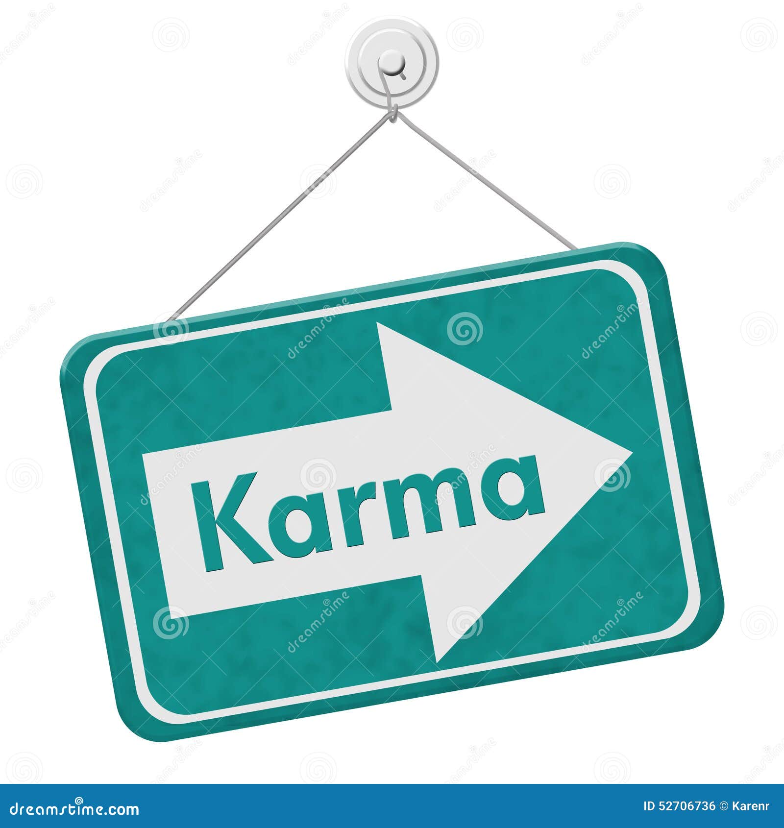 Karma Sign stock photo. Image of return, copy, concept - 52706736