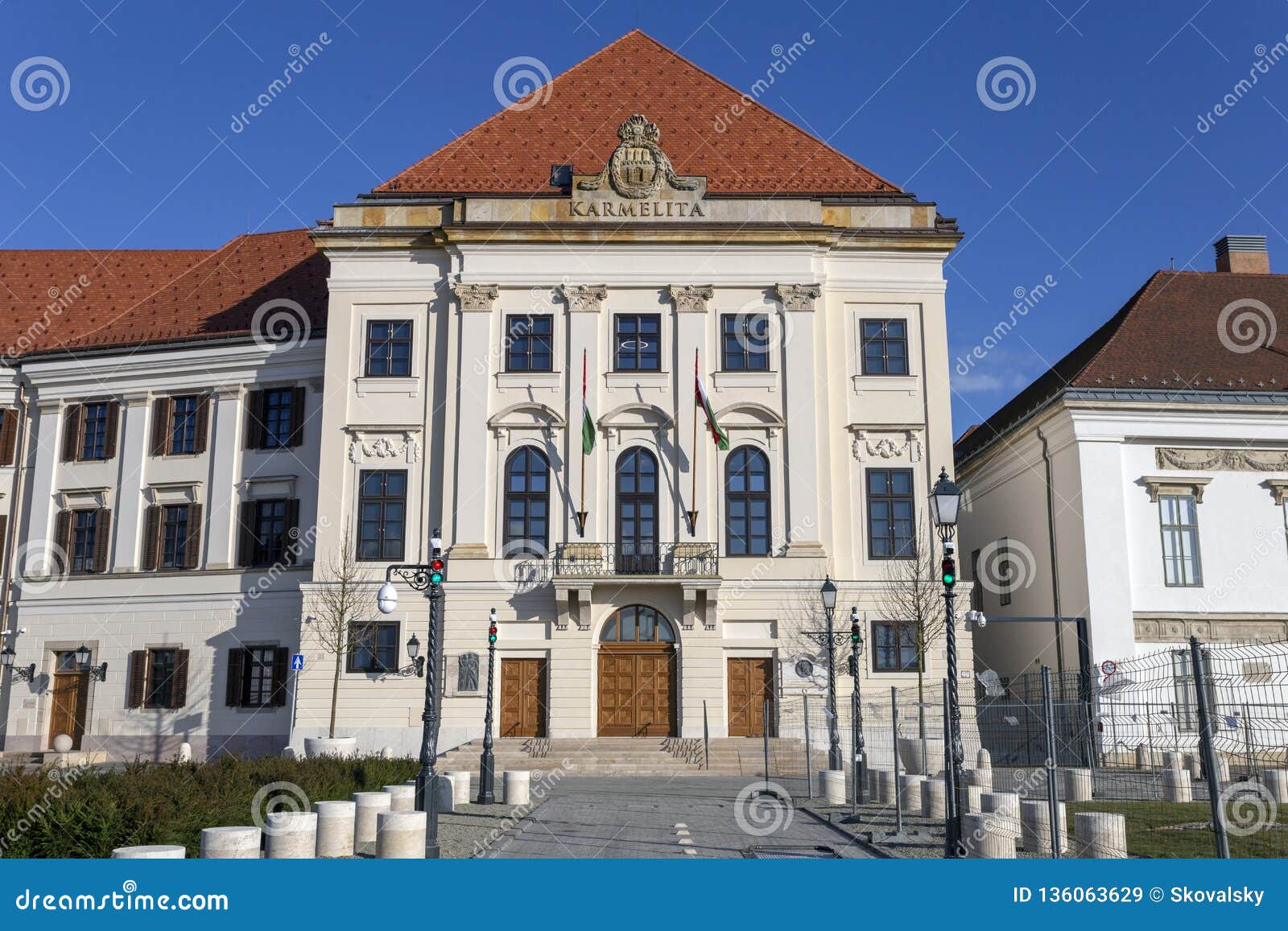 Karmelita Monastery in Budapest Stock Image - Image of buda, orban ...