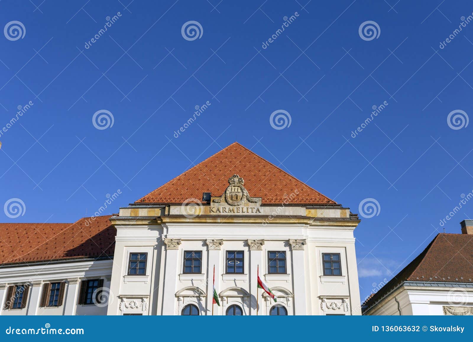 Karmelita Monastery in Budapest Stock Photo - Image of hungary, castle ...