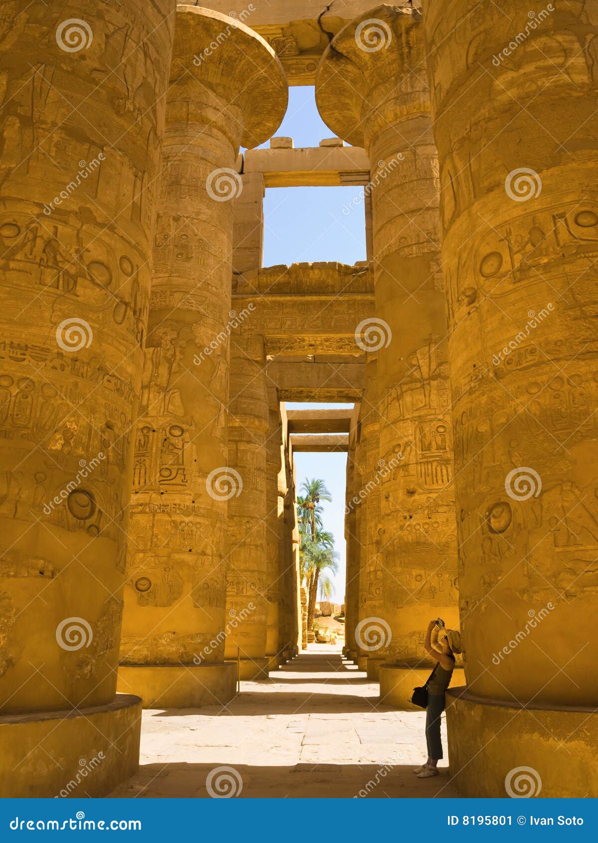 Karnak s hipostyle hall stock image. Image of temple, architecture ...
