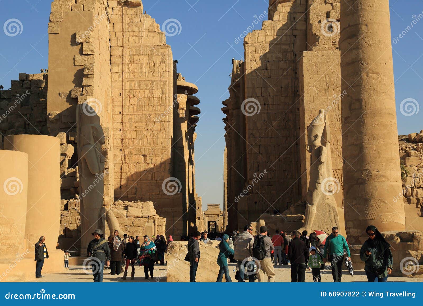 Karnak Temple editorial photography. Image of antique - 68907822