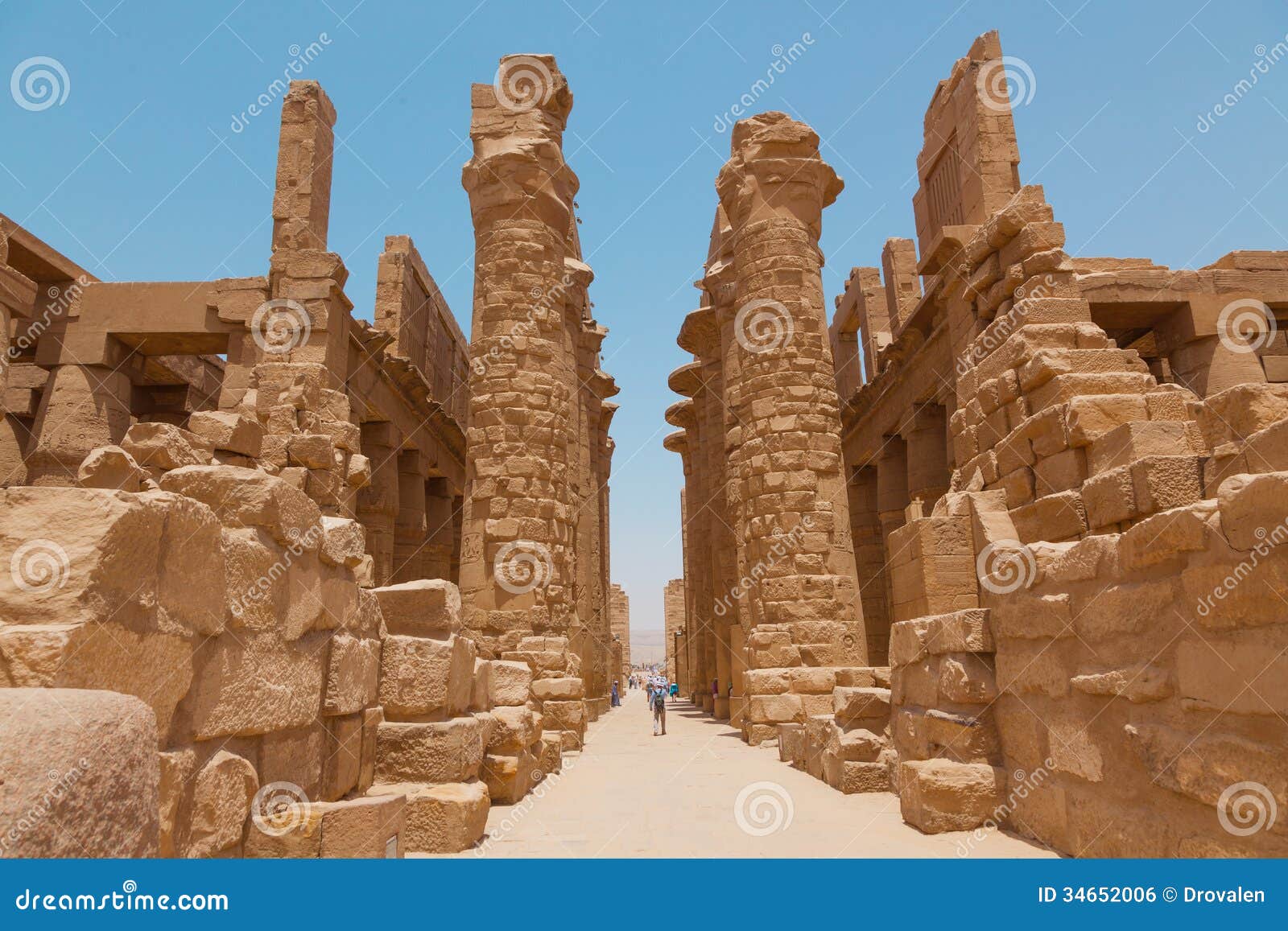Karnak Temple Of Luxor Editorial Image | CartoonDealer.com #198651396