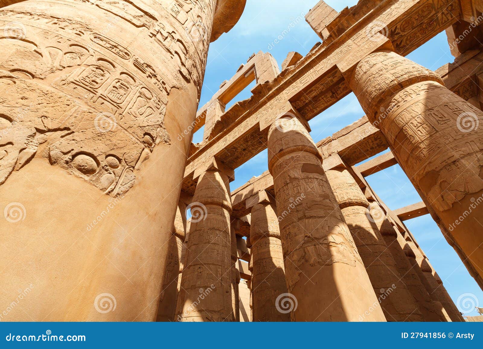 Karnak Temple in Luxor. Egypt Stock Photo - Image of egypt ...