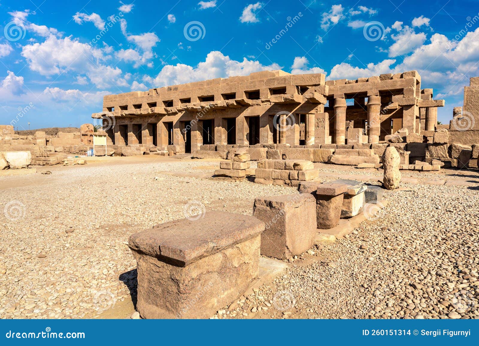 Karnak Temple in Luxor, Egypt Stock Photo - Image of carving, ramses ...