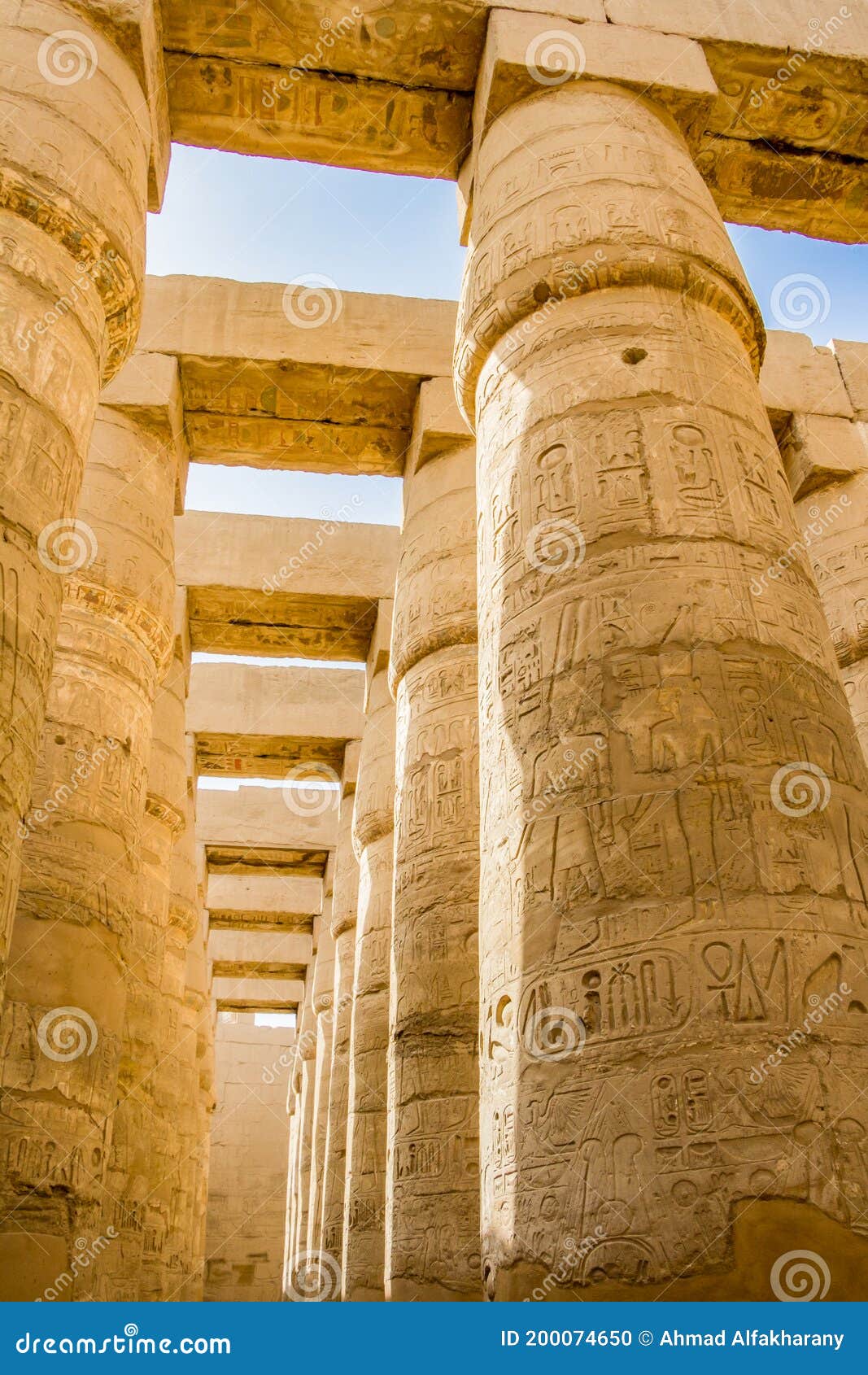 Karnak Temple Obelisks, Luxor, Egypt Stock Photo - Image of monument ...