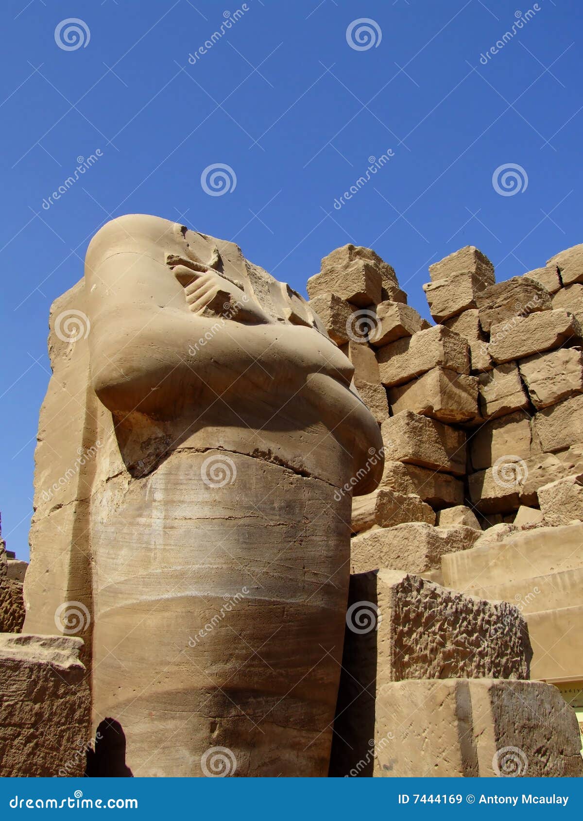 Karnak temple statue 12 stock image. Image of pharaoh - 7444169