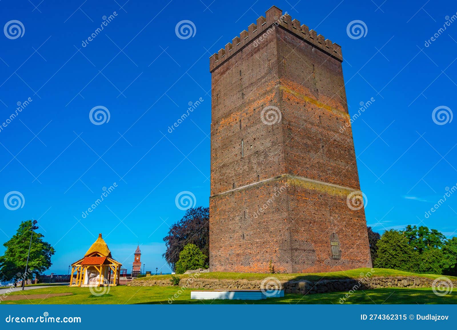 Karnan Tower in Swedish Town Helsingborg Stock Image - Image of tower ...