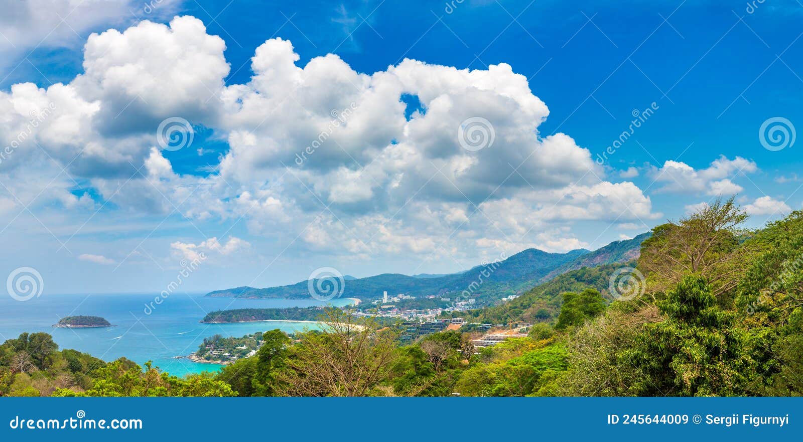 Karon View Point at Phuket stock image. Image of nature - 245644009