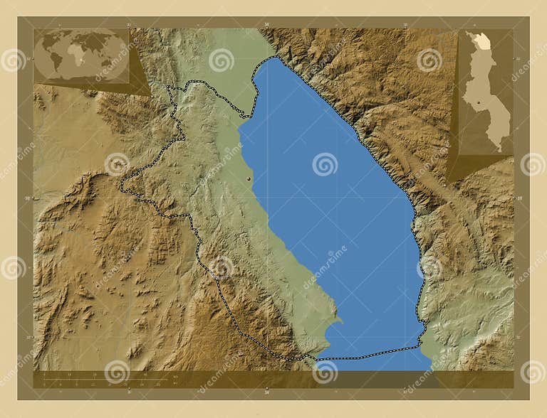 Karonga, Malawi. Physical. Capital Stock Illustration - Illustration of ...