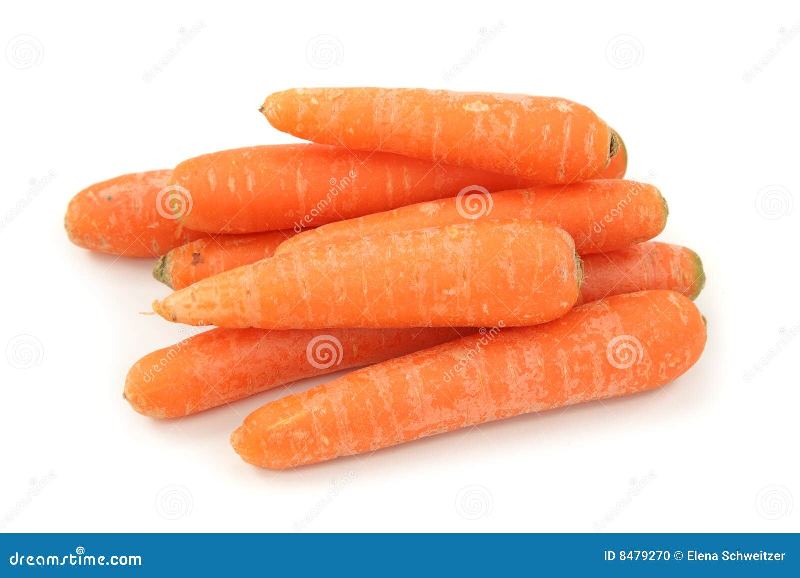 Karotten stockfoto. Bild von nahrung, gemüse, wurzel, getrennt - 8479270