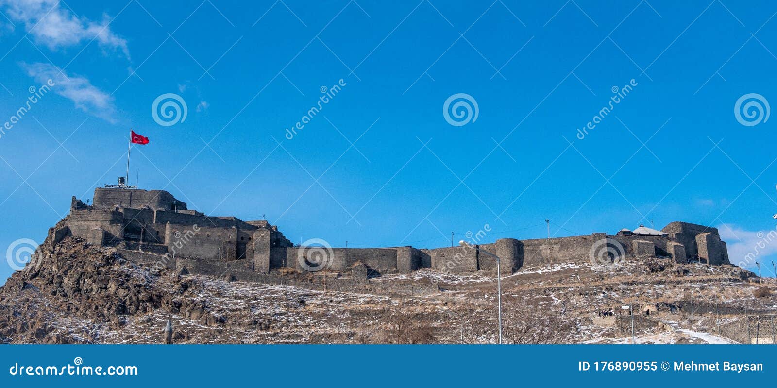 Kars castle at tukey stock image. Image of castle, ancient - 176890955