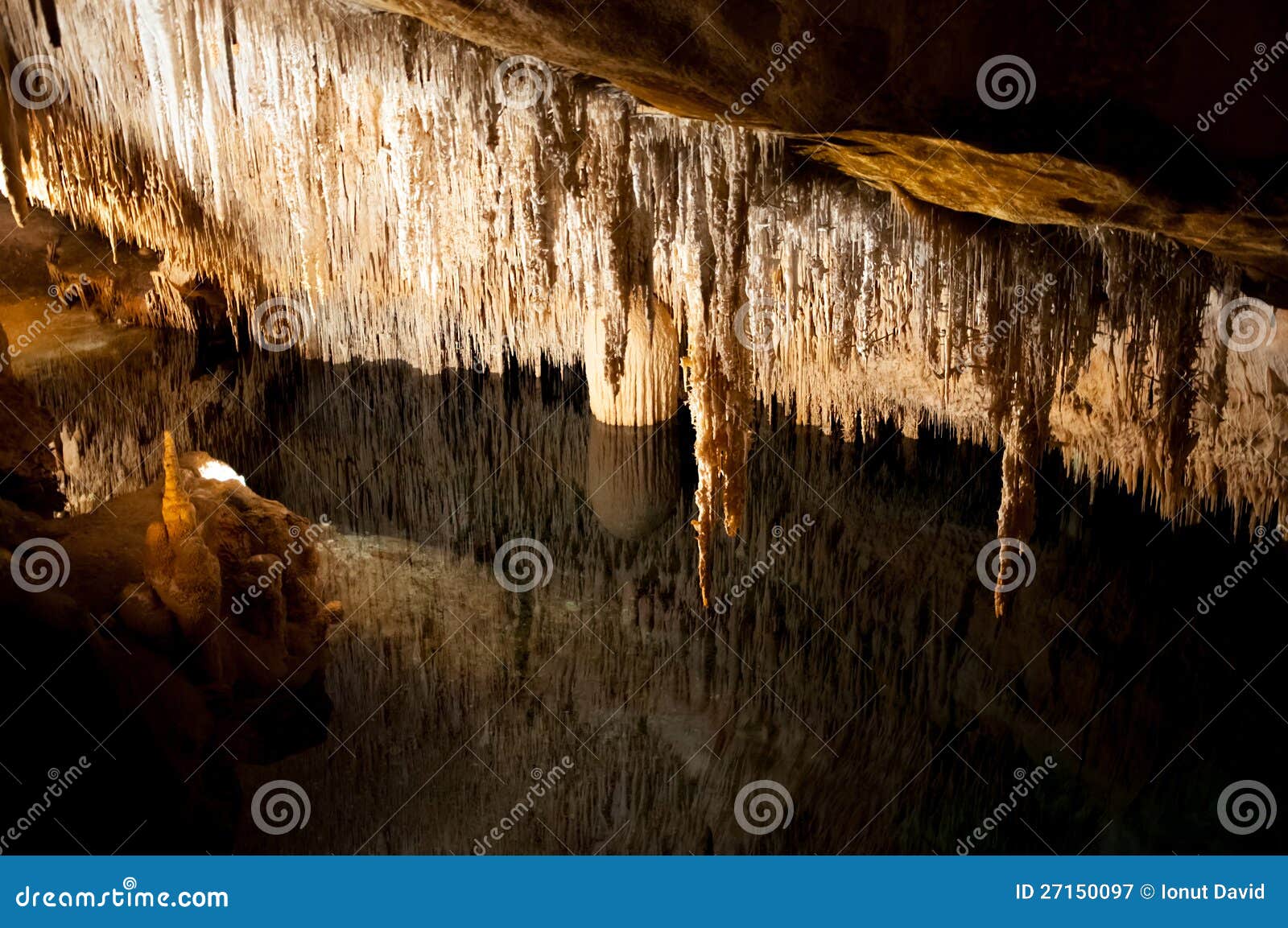 Karst cave stock image. Image of column, hall, attraction - 27150097