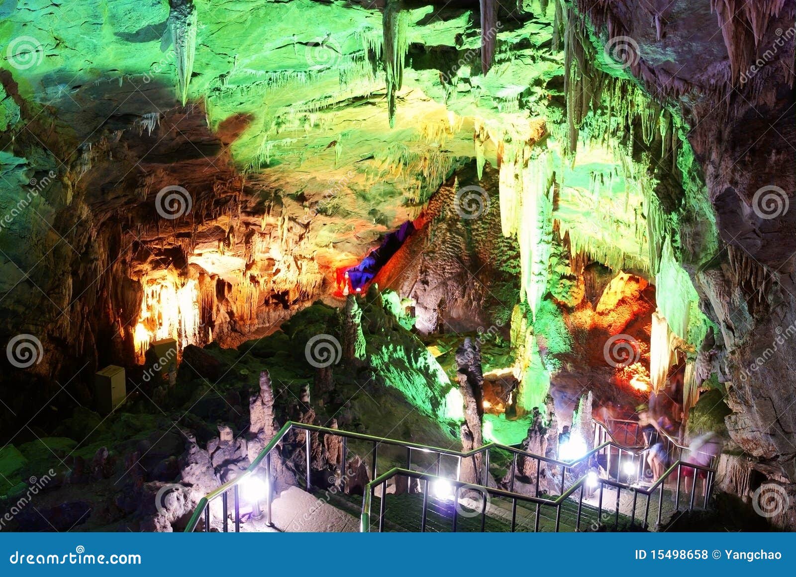 Karst Cave in Chongqing Wulong Stock Photo - Image of china, feature ...