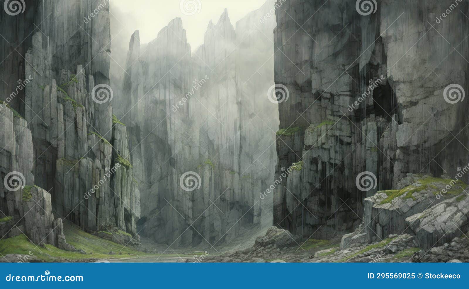 Karst: A Close View Of An Intricate Gothic Landscape By Alan Lee Stock ...