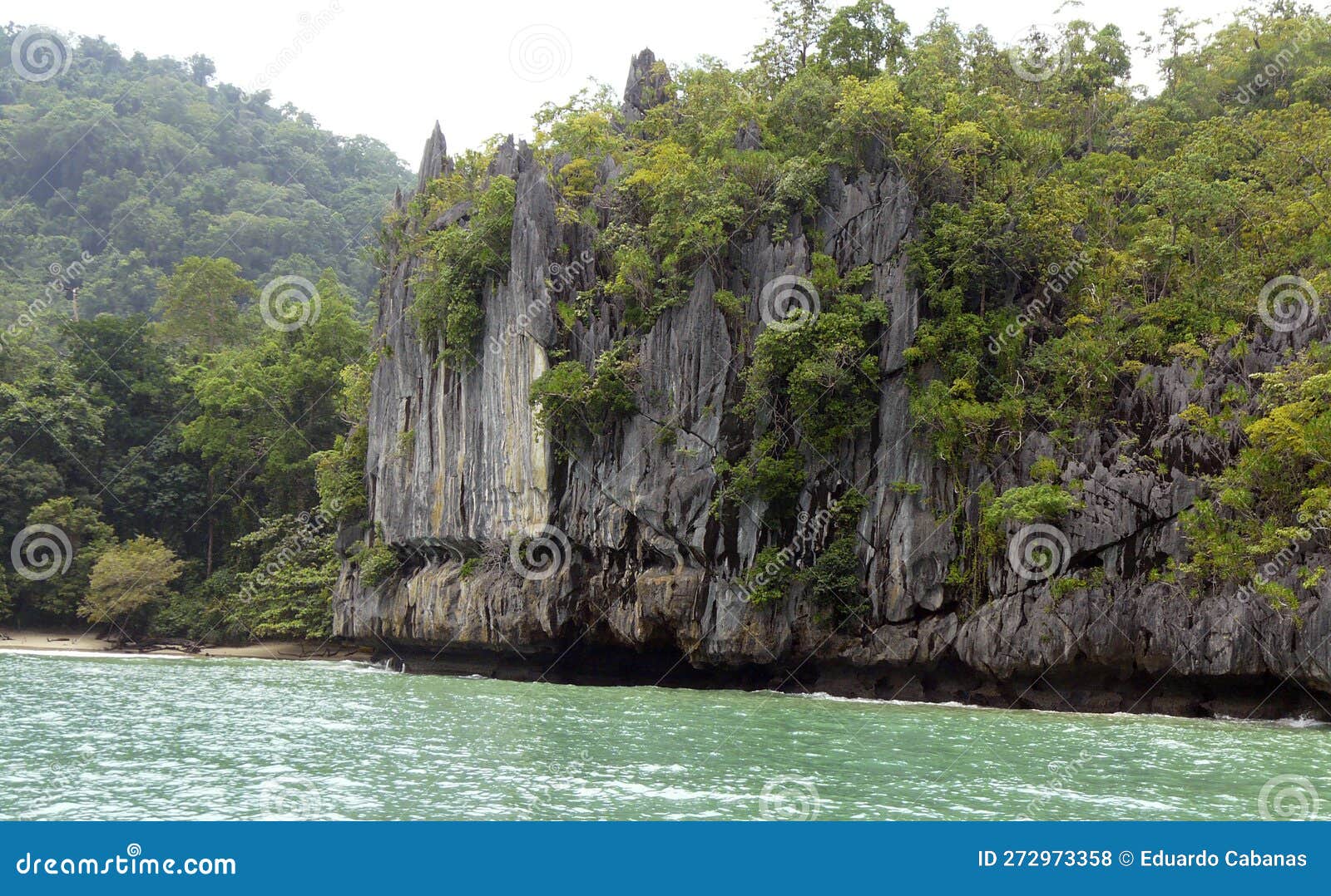 Karst Coast of Palawan, Philippines Stock Photo - Image of cliff ...