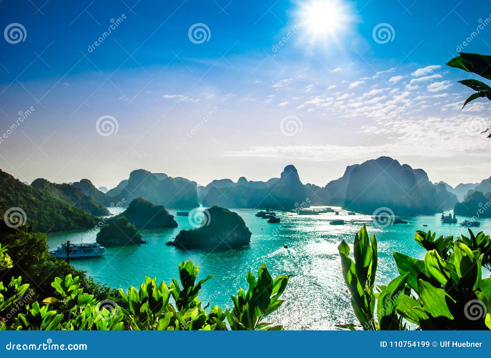 Karst Landscape by Halong Bay in Vietnam Stock Image - Image of famous ...
