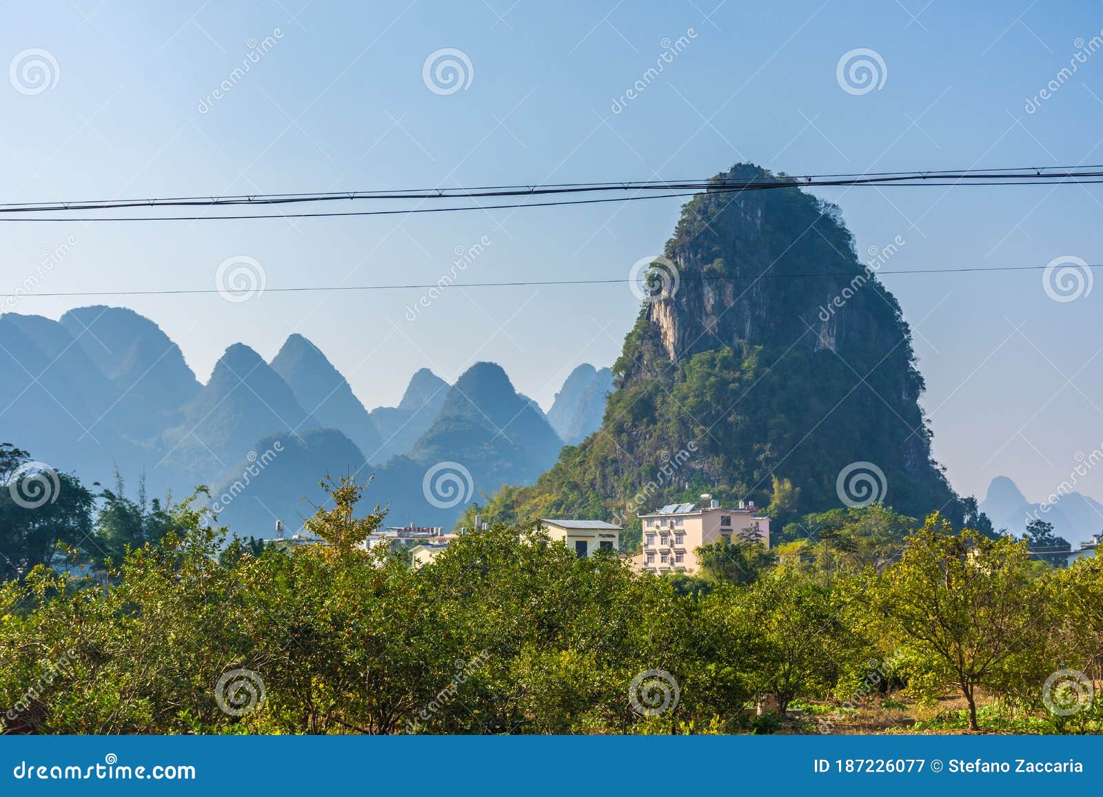 Karst Mountains of Guilin, China Stock Image - Image of china ...