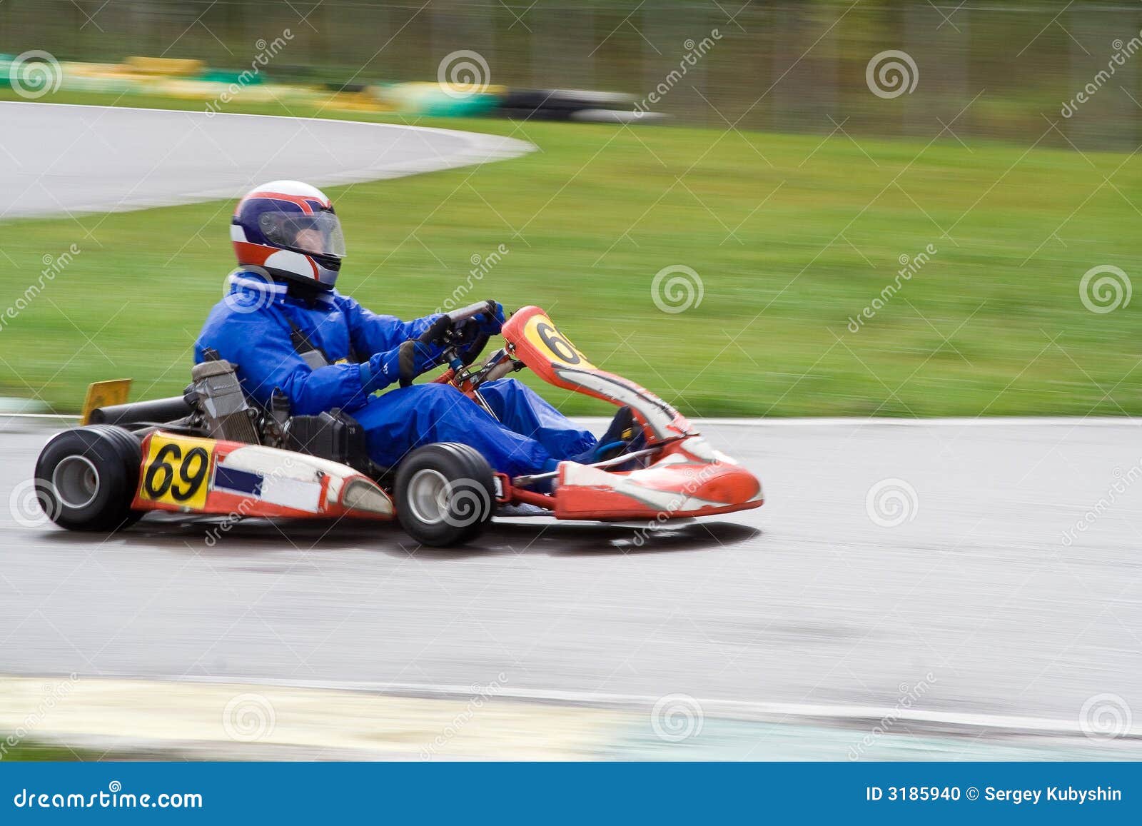 Kart number 69 stock photo. Image of championship, formula - 3185940