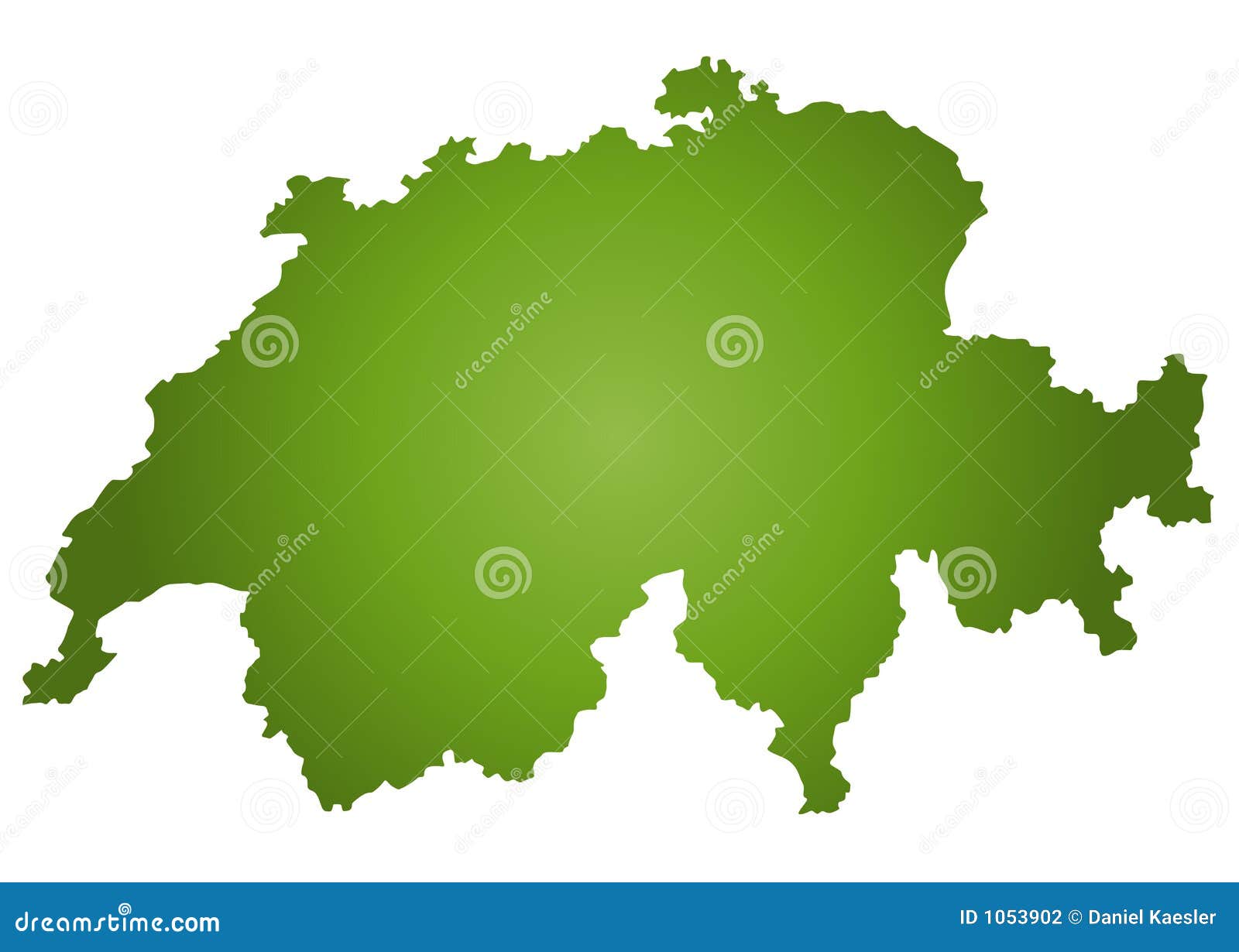 Karte die Schweiz vektor abbildung. Illustration von land - 1053902