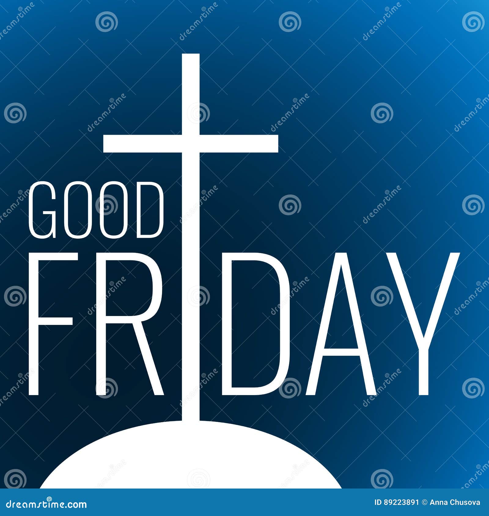 Karte zu Karfreitag vektor abbildung. Illustration von evangelium ...