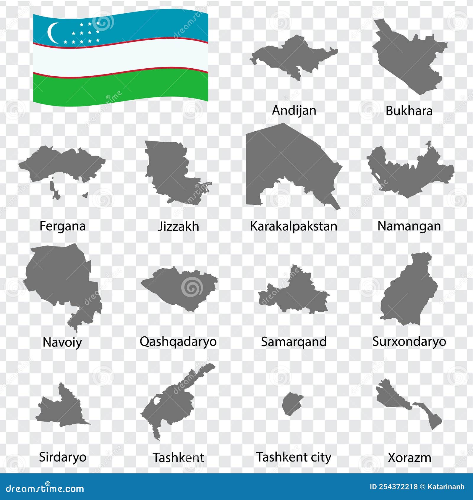 14 Karten Alphabetisch Geordnet Nach Regionen in Usbekistan Mit Namen ... 14 Karten Alphabetisch Geordnet Nach Regionen in Usbekistan Mit Namen ...