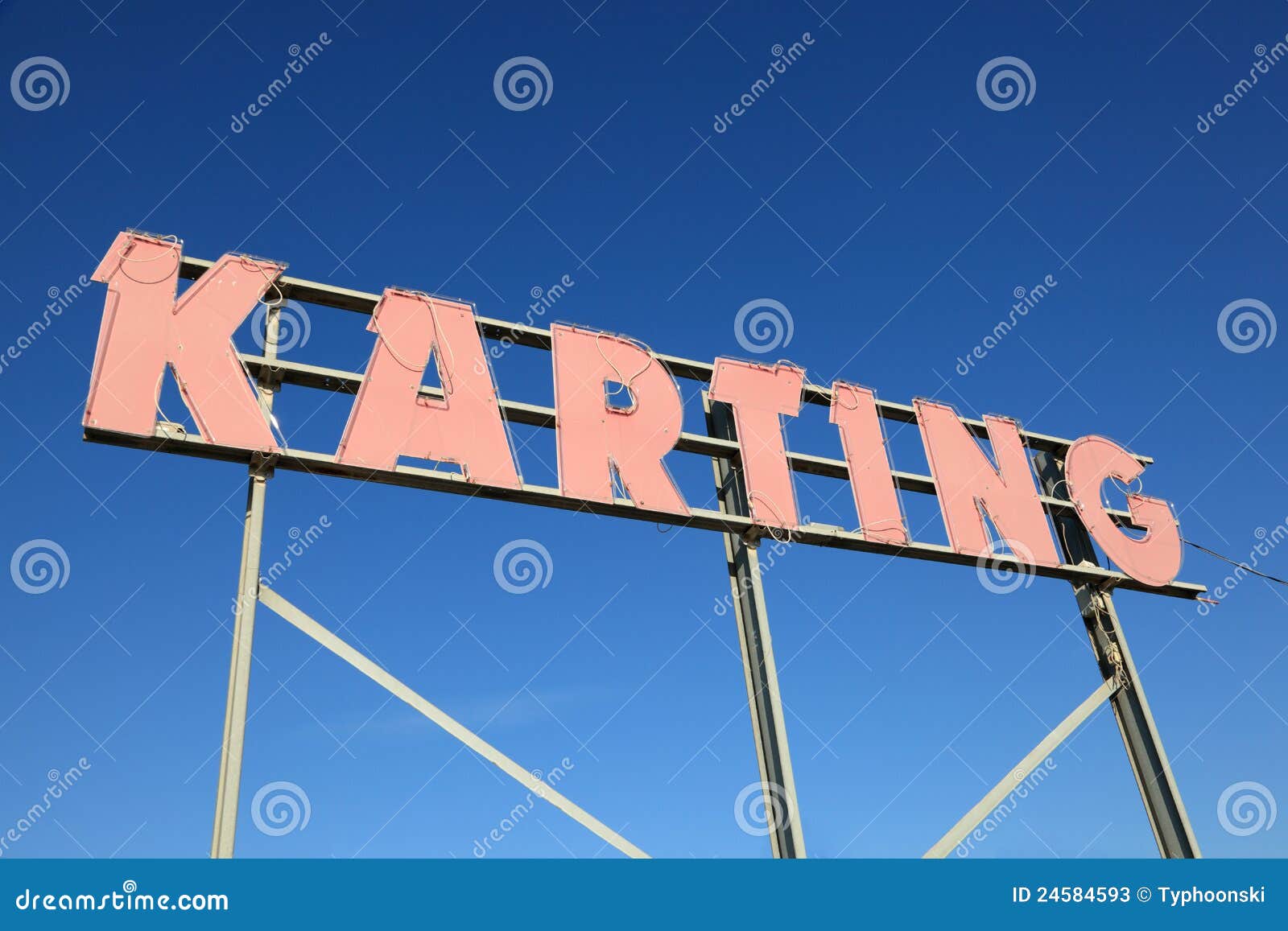 Karting sign stock image. Image of race, track, circuit - 24584593