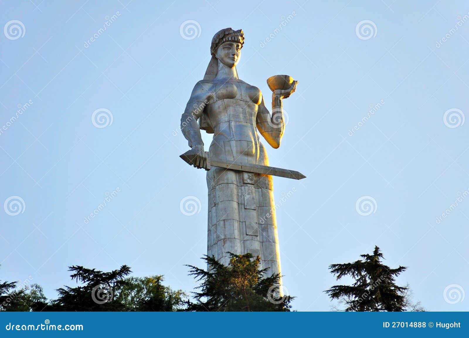 Kartlis Deda Or Mother Of The Georgian, Iconic Monument Can Be Seen ...