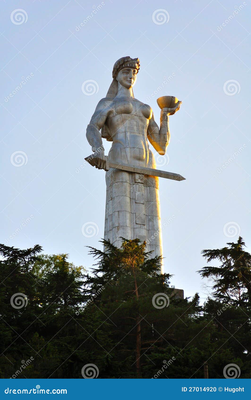 Kartlis Deda Or Mother Of The Georgian, Iconic Monument Can Be Seen ...