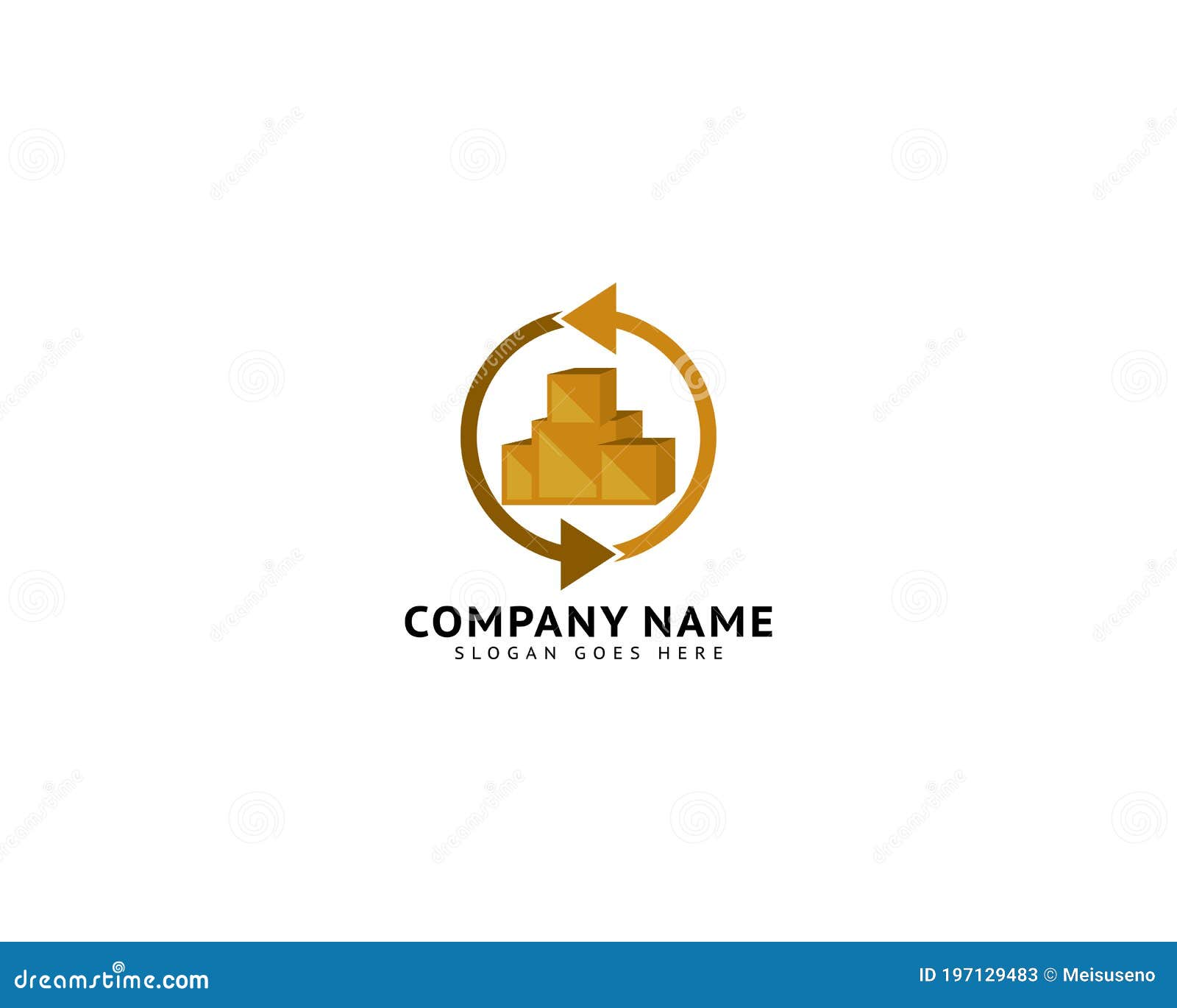 Karton Logo Template Design Vektor Abbildung - Illustration von ...