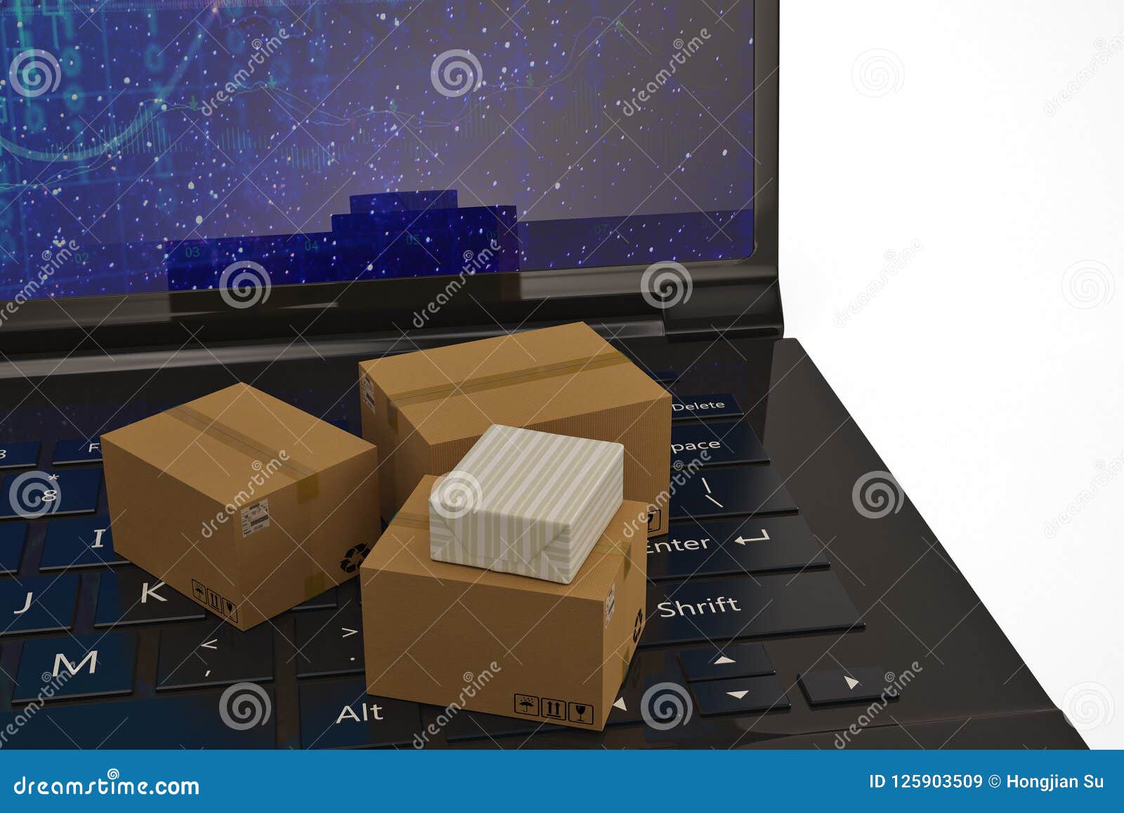 Laptop Karton Stock Illustrationen, Vektors, & Klipart – (393 Stock ...