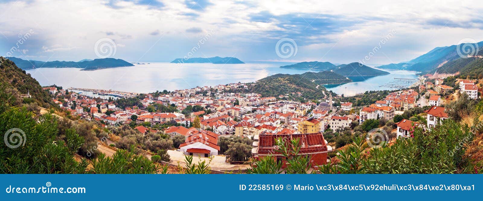 Kas town, Turkey stock image. Image of marina, roof, scenic - 22585169