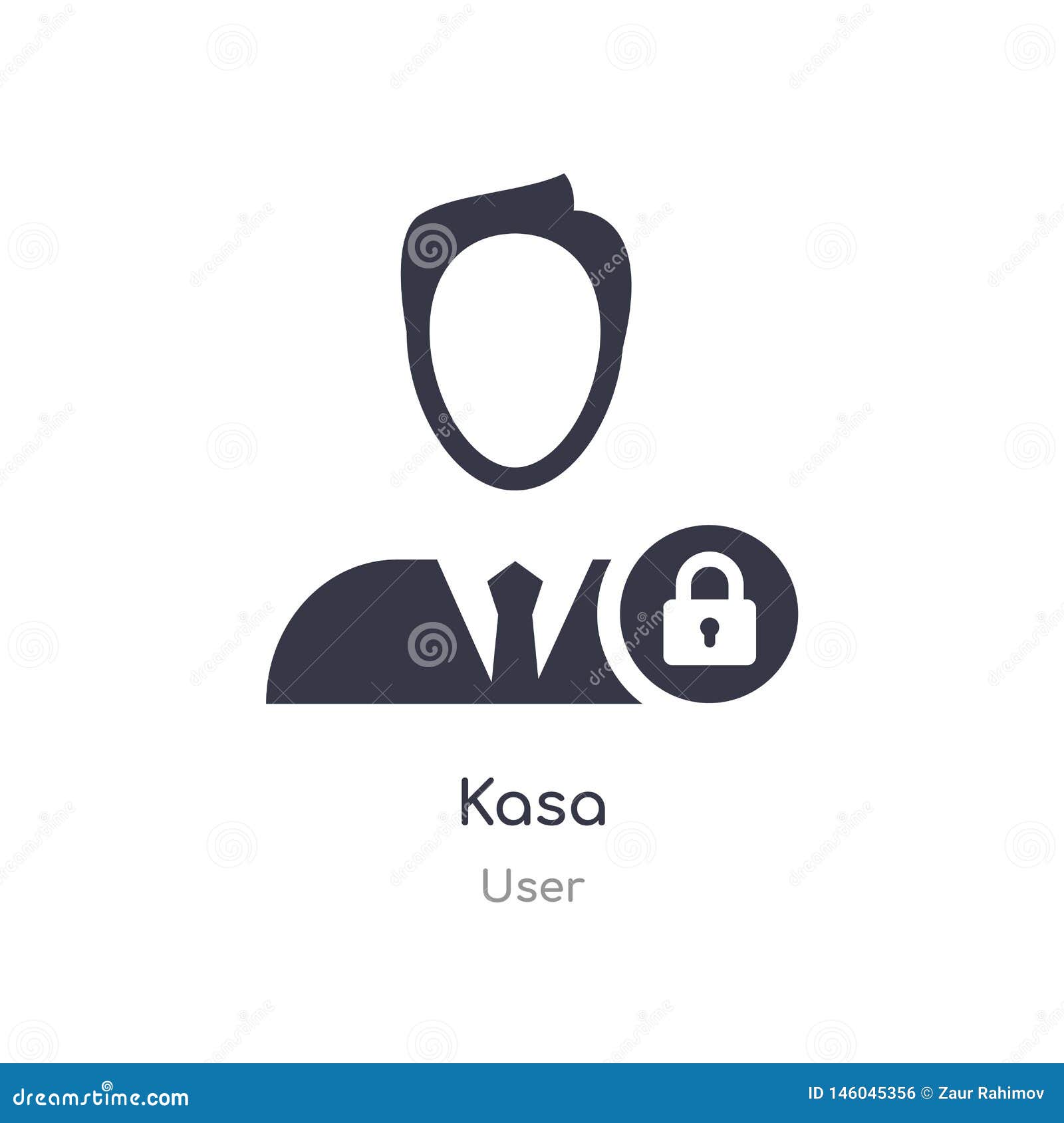 Kasa Icon. Isolated Kasa Icon Vector Illustration from User Collection ...
