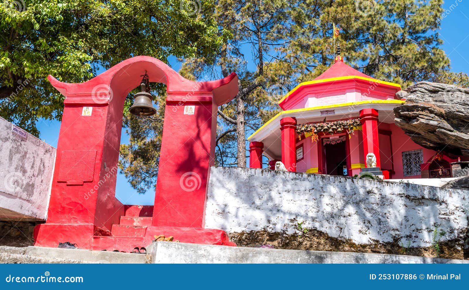Kasar Devi Temple, Hindu Shrine in Almora, Uttarakhand Editorial Photo ...