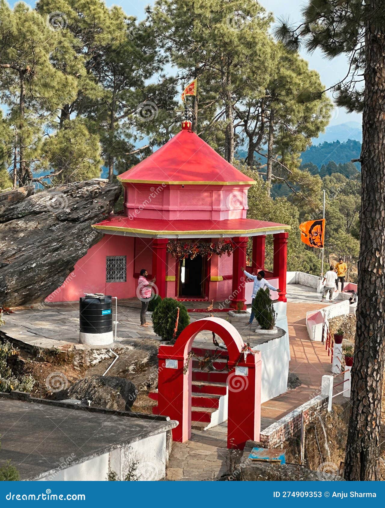 Kasar Devi Temple editorial stock photo. Image of temple - 274909353