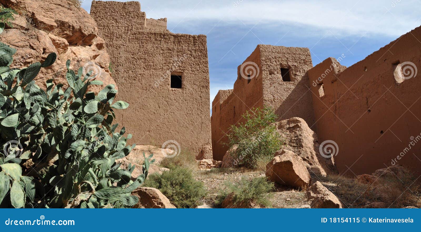 Kasbah stock image. Image of mountains, oasis, casbah - 18154115