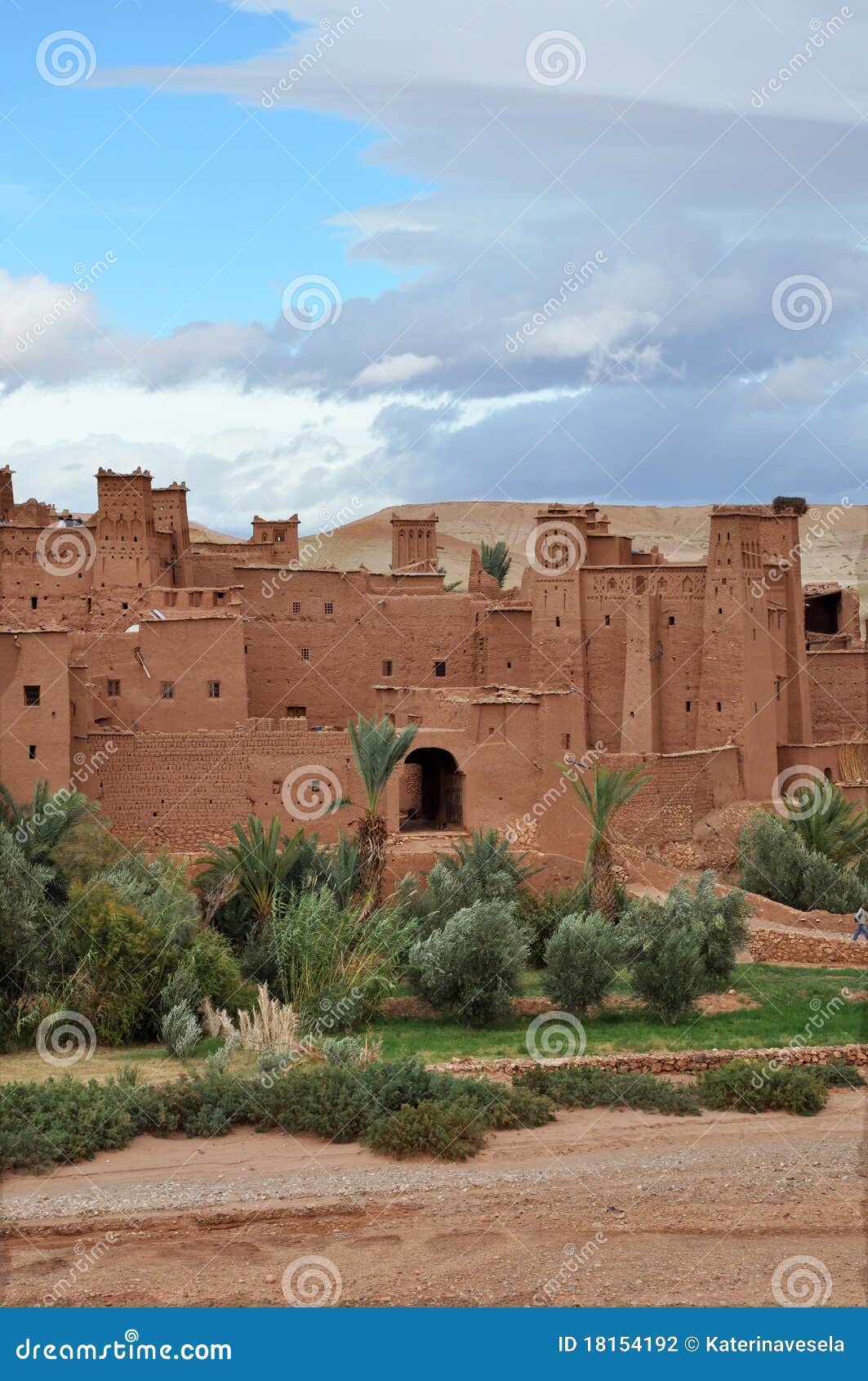Kasbah stock photo. Image of casbah, palms, destroyed - 18154192