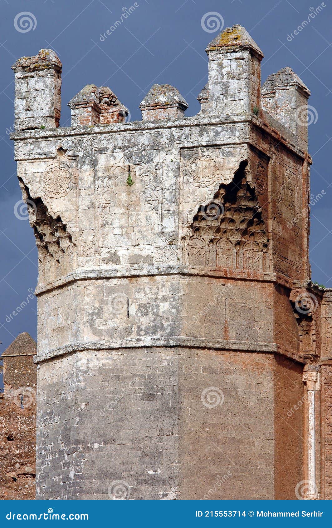 Kasbah Chellah in Rabat in Morocco Stock Photo - Image of exterior ...