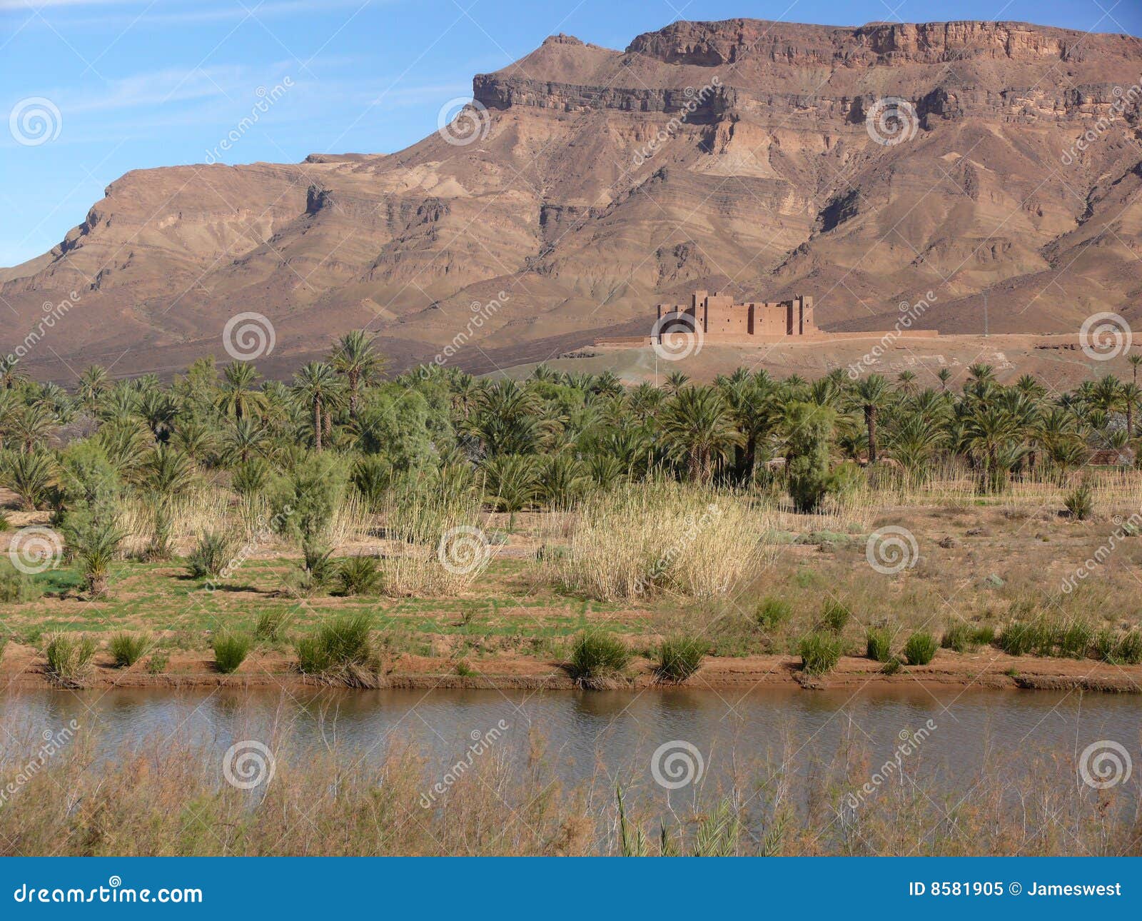 Kasbah in Draa Valley, Morocco Stock Image - Image of holidays ...