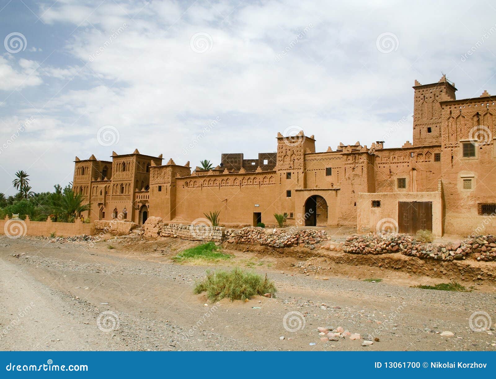 The Kasbah in Morocco stock photo. Image of palace, medieval - 13061700